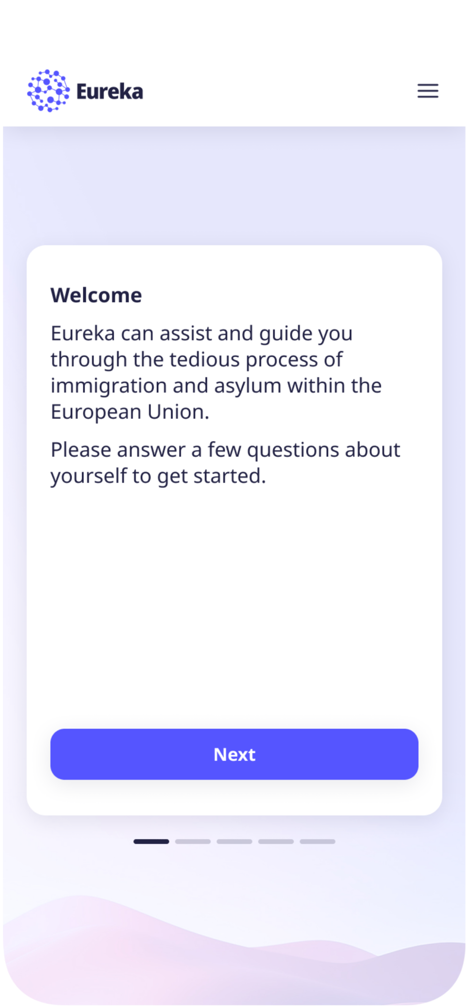 Eureka - The intelligent assistant for refugees - AI for Good Foundation
